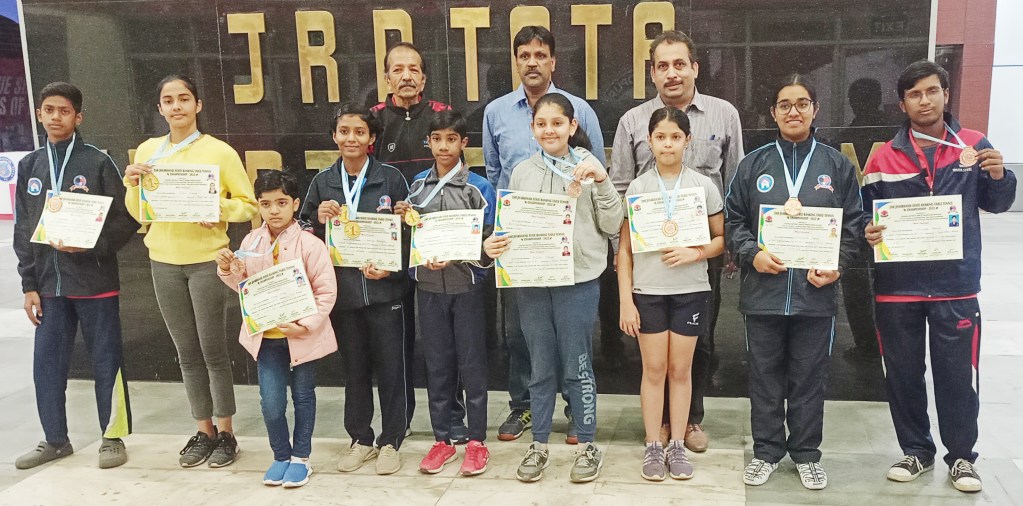 Tata Steel cadets win 16 medals in State TT Championship | The Avenue Mail