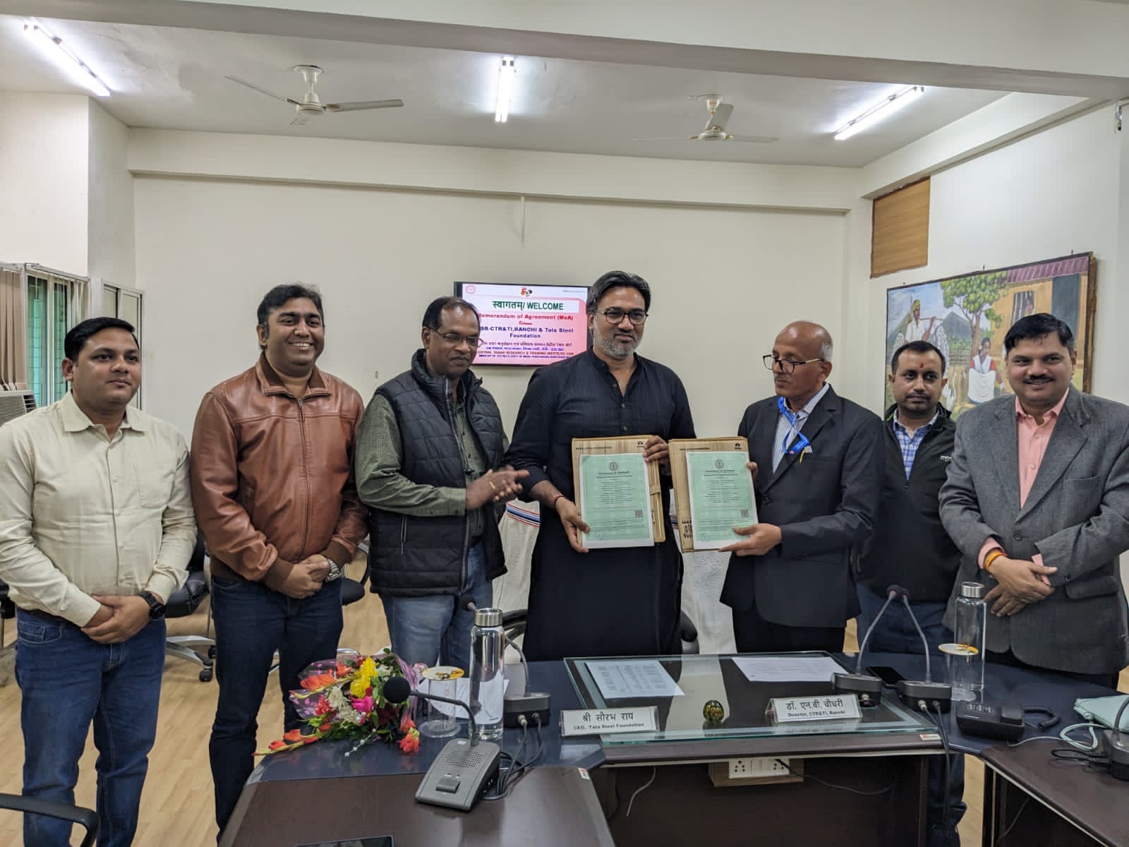 Tata Steel Foundation signs MoA with CTRTI for sustainable Sericulture ...