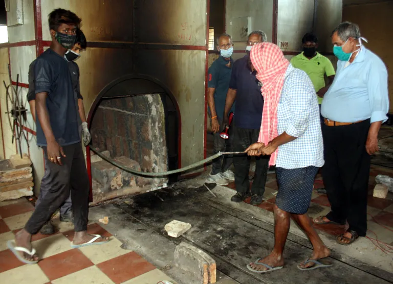 Gas-fired furnace inaugurated at Jamshedpur's Parvati Ghat | The Avenue ...