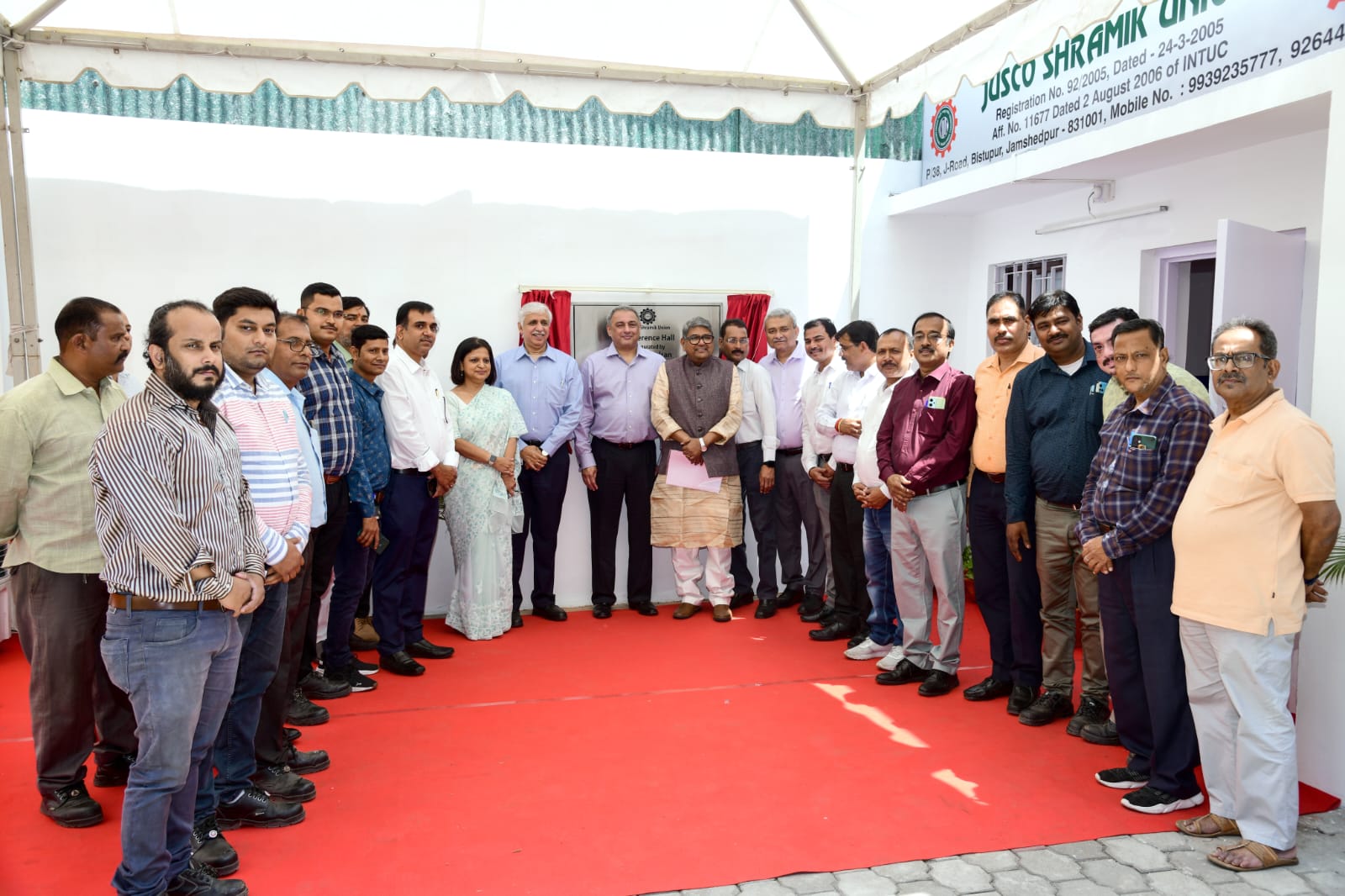 Tata Steel MD T V Narendran inaugurates conference hall of JUSCO ...