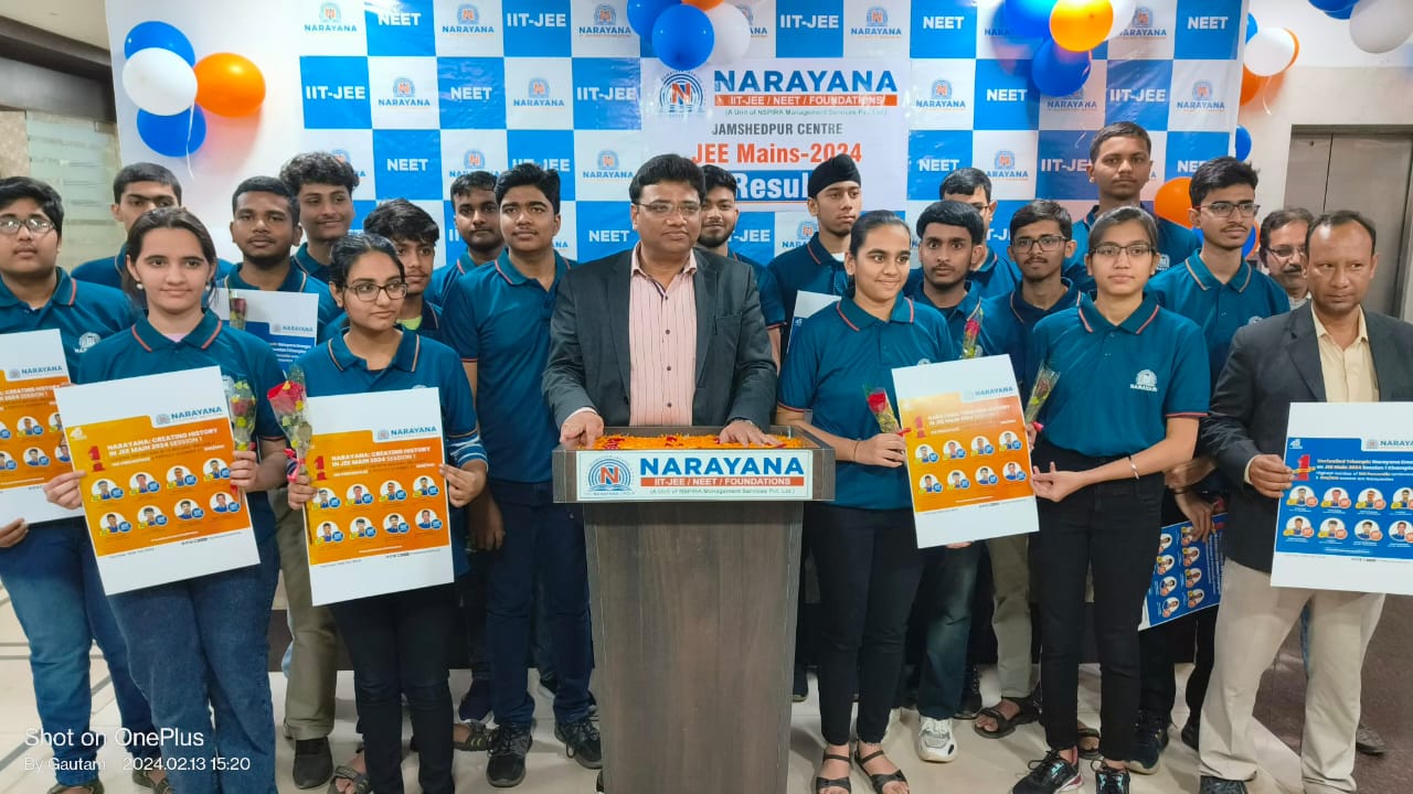 153 Narayana Academy Jamshedpur students clear JEE Main Session 2 | The ...