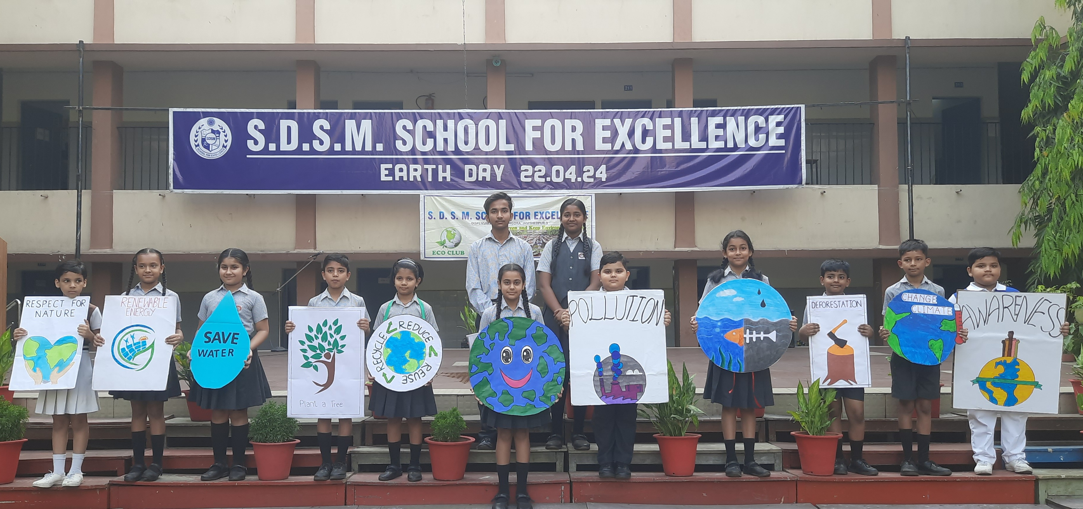 SDSM School for Excellence Jamshedpur organizes Earth Day celebrations ...