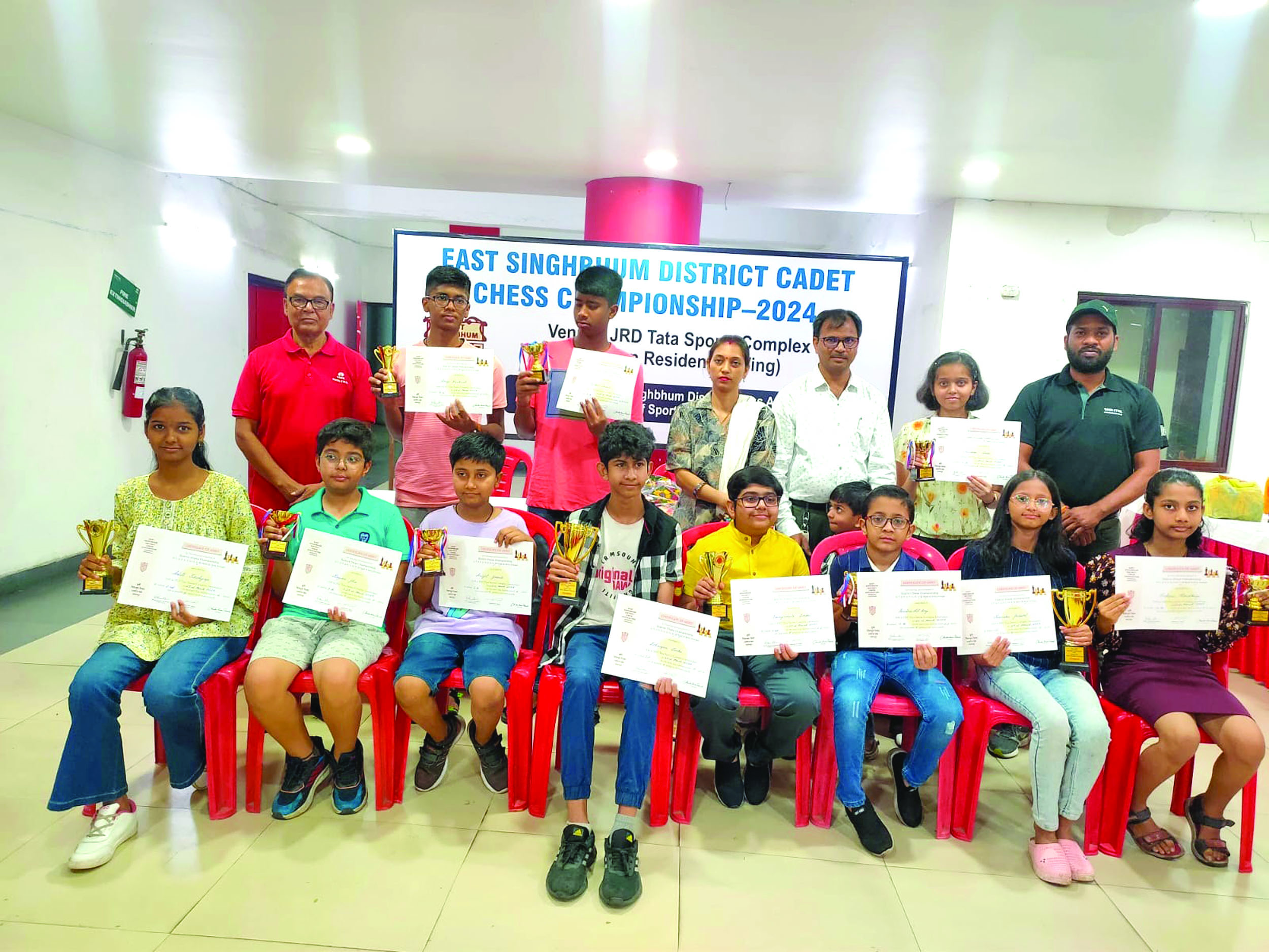 Jamshedpur: Young Chess prodigies honored at East Singhbhum district U ...