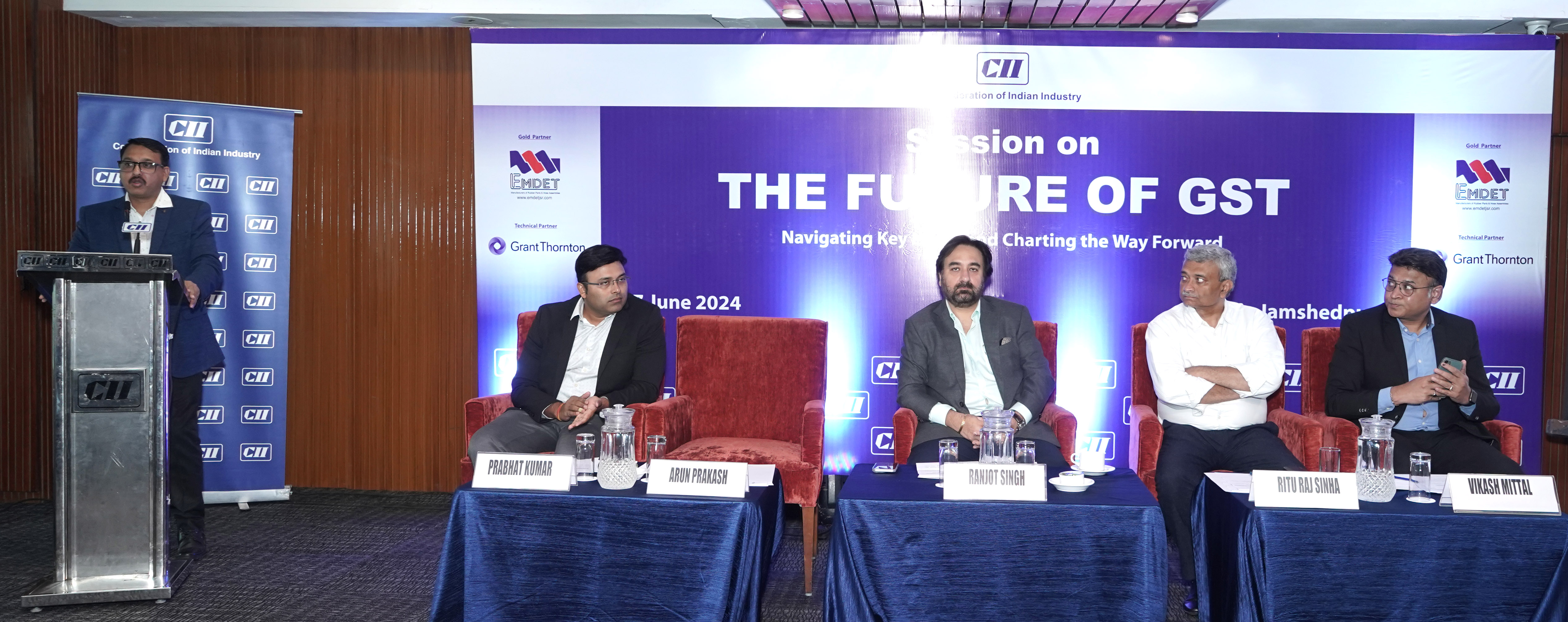CII Jamshedpur organises conference on Future of GST, industry leaders ...