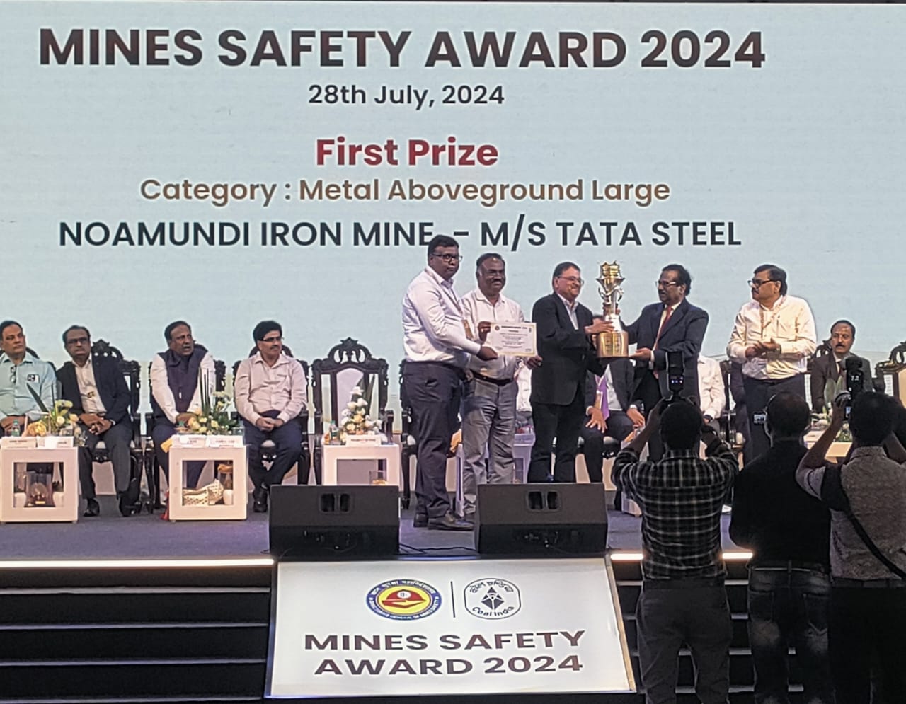 Tata Steel’s Noamundi iron mine wins 1st prize in ‘Mines Safety Award ...