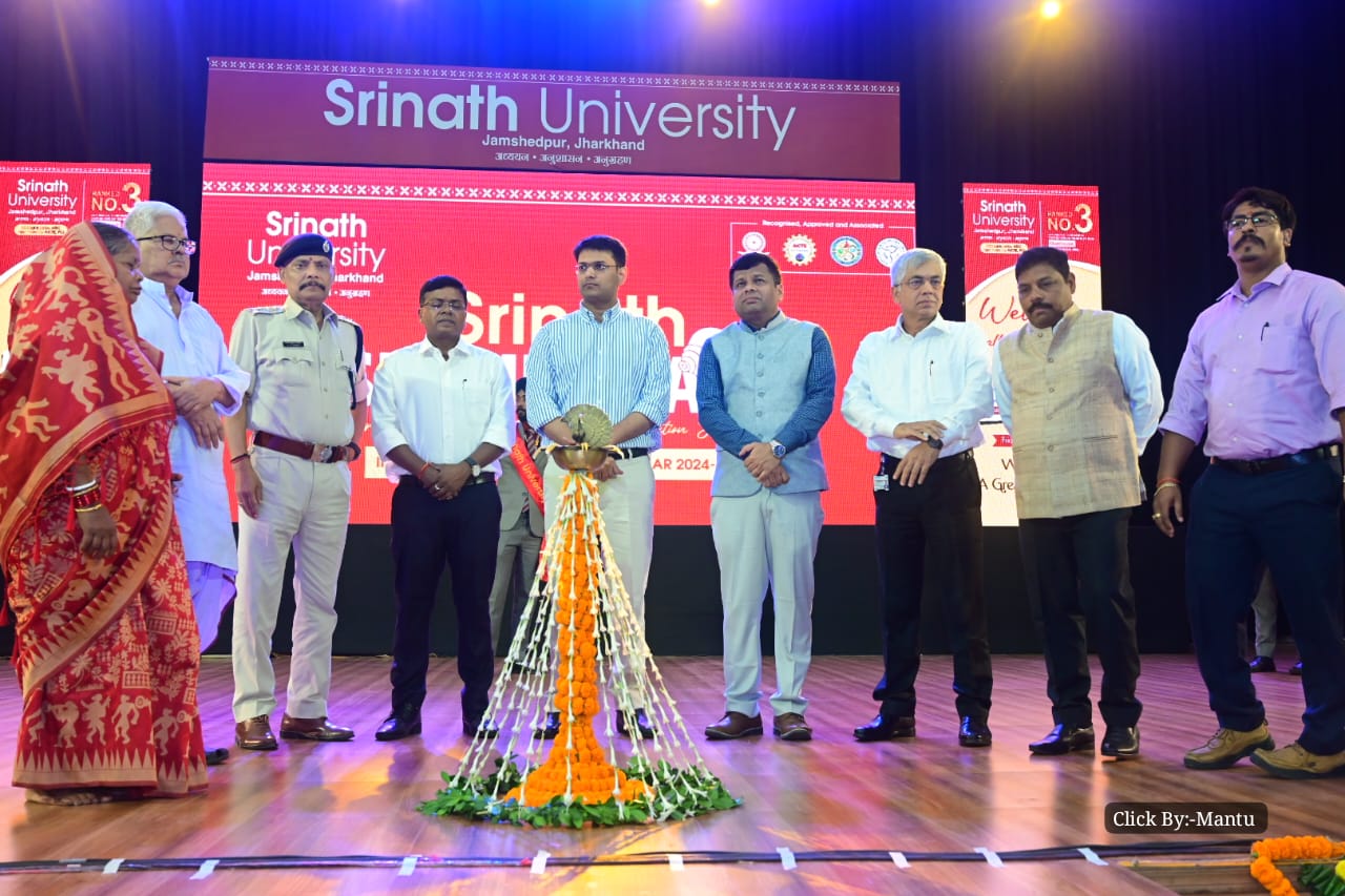 Srinath University Jamshedpur: New students welcomed with 'Srinath Shankhnaad 2024' orientation ...
