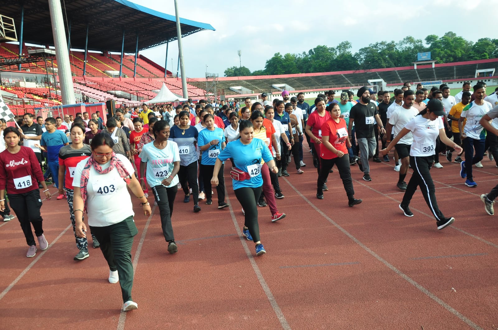 Walkathon at JRD Tata Sports Complex Jamshedpur witnesses enthusiastic ...