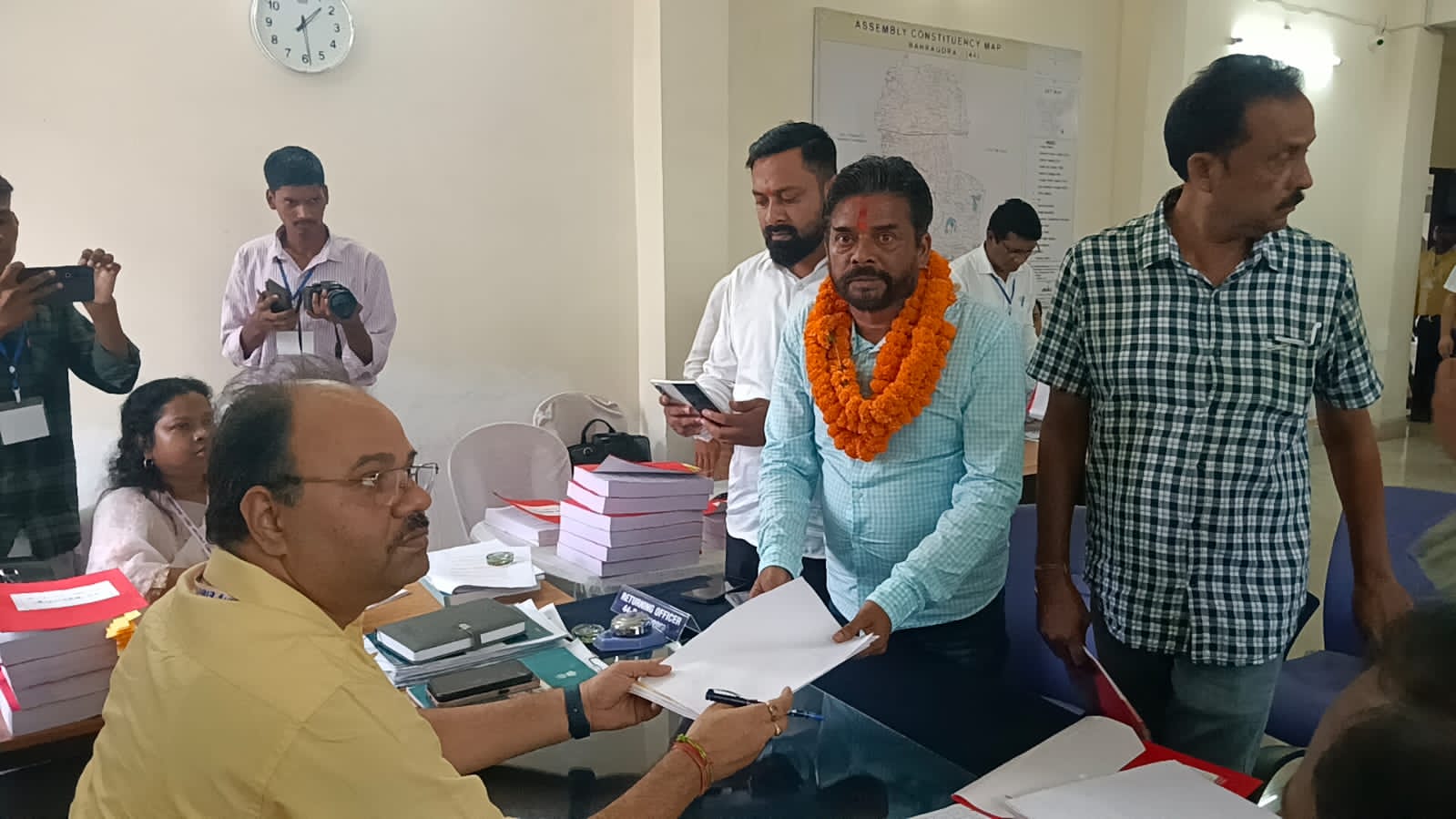 JMM candidate Samir Mohanty files nomination from Baharagora | The ...