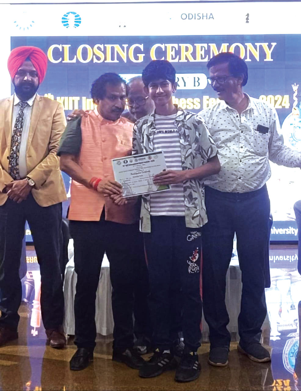 Jamshedpur’s Debanjan Sinha secures 11th Position in KIIT International ...