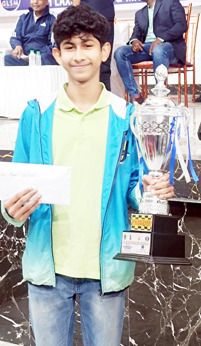 Jamshedpur's Debanjan Sinha wins 5th Navin Kumar Sinha Memorial FIDE ...