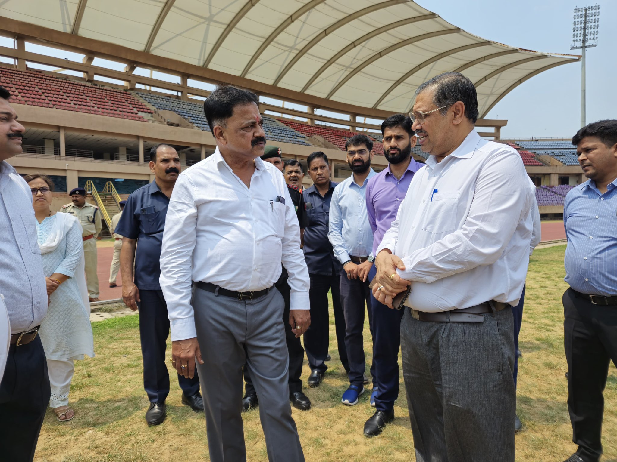 Jharkhand Sports Minister reviews infrastructure ahead of 4th South ...