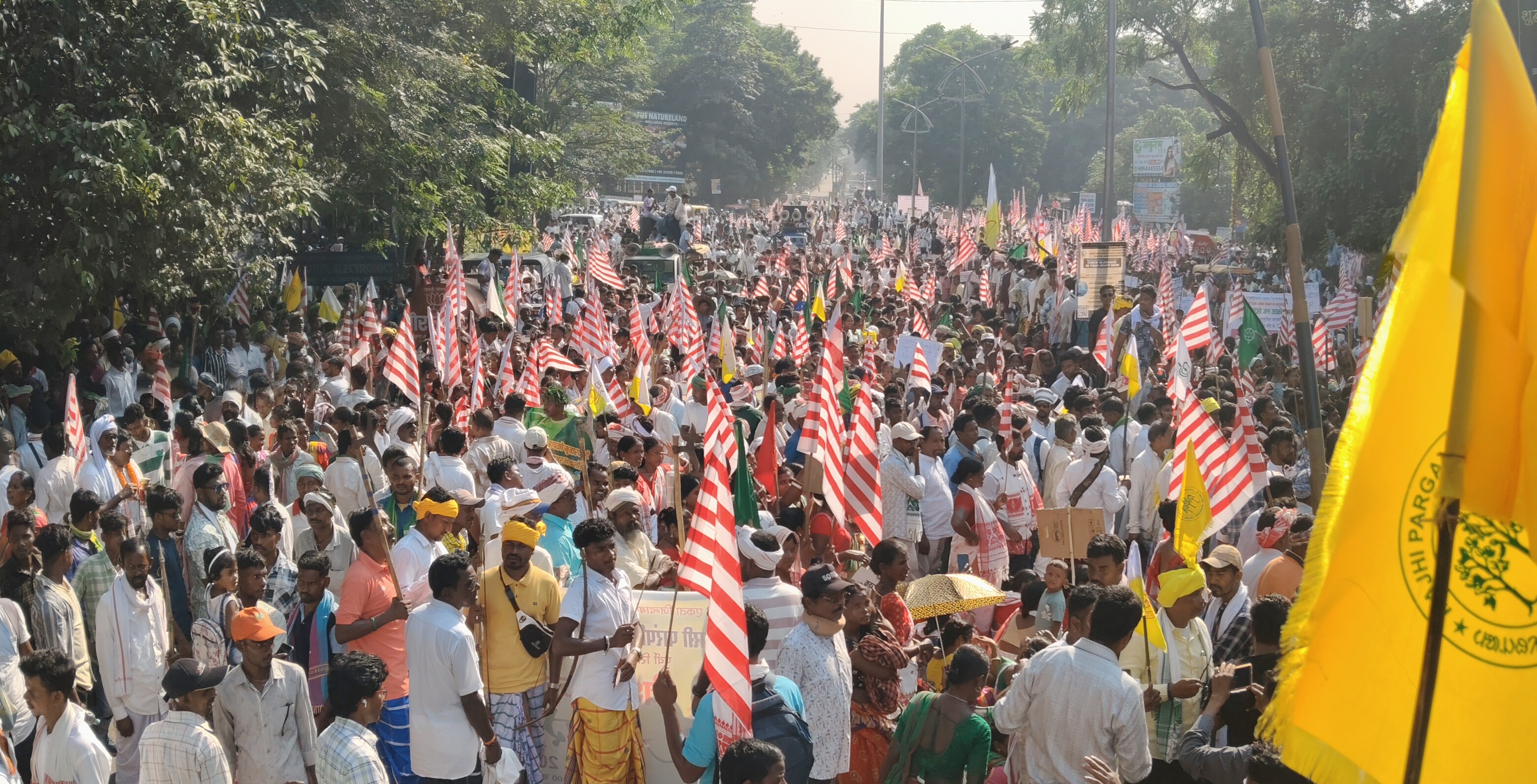 Tribal communities rally in Jamshedpur against inclusion of Kurmis in ...