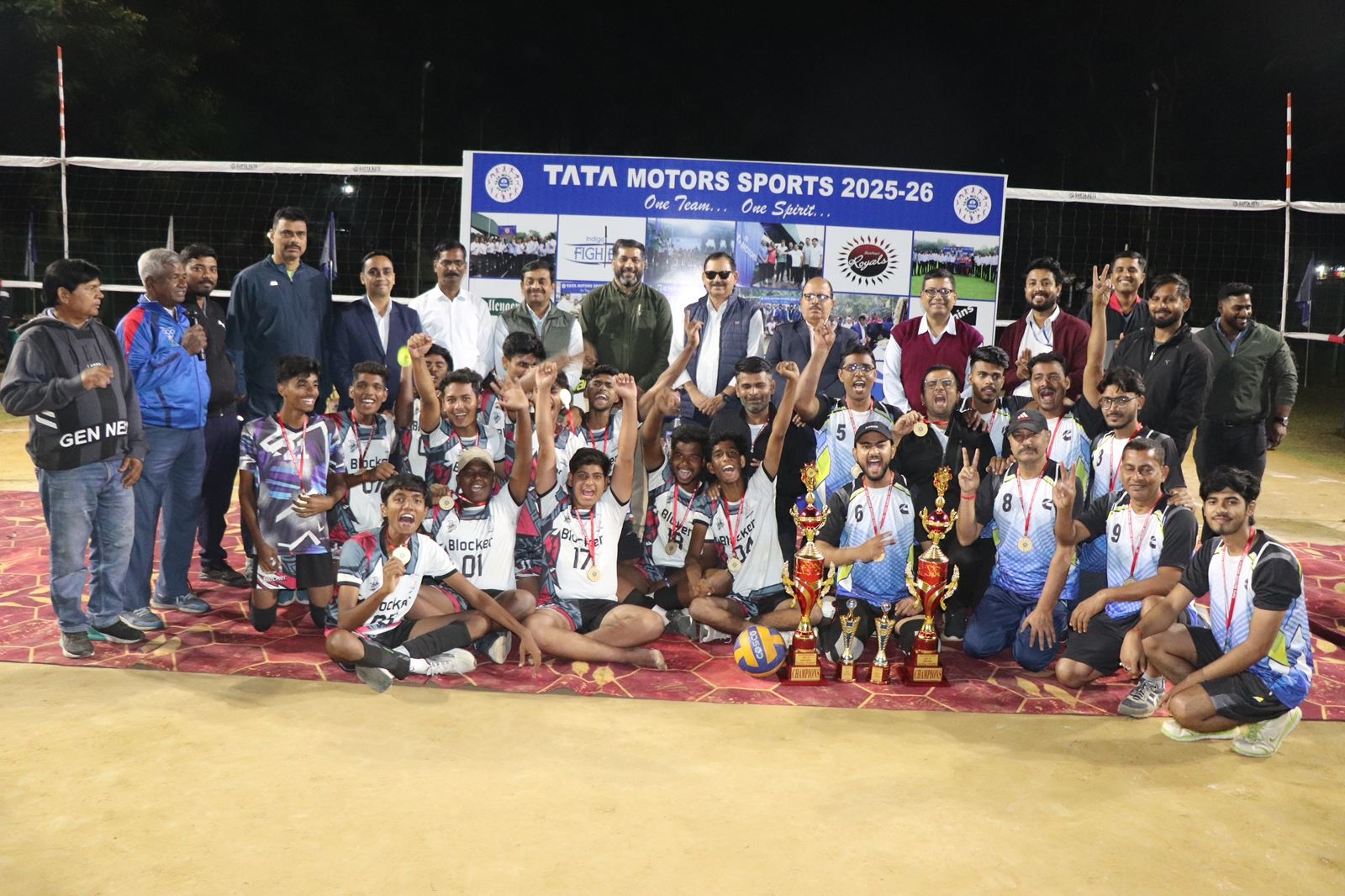 Tata Motors Jamshedpur: Tata Cummins, Vig English School Win Volleyball ...