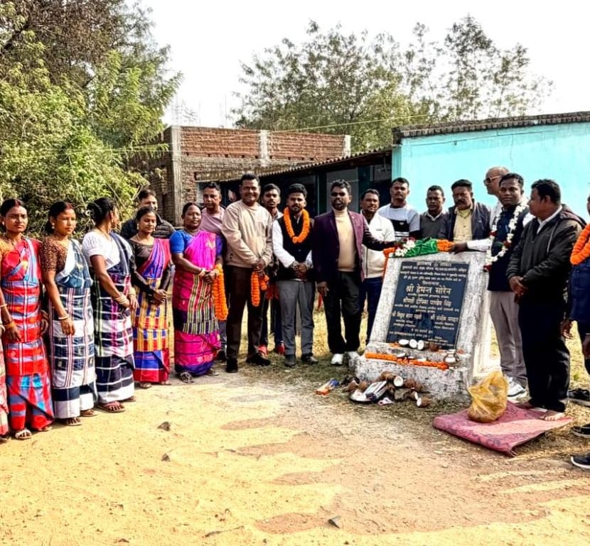 Potka MLA Sanjeev Sardar lays foundation stone for Rs 7.98 crore ...
