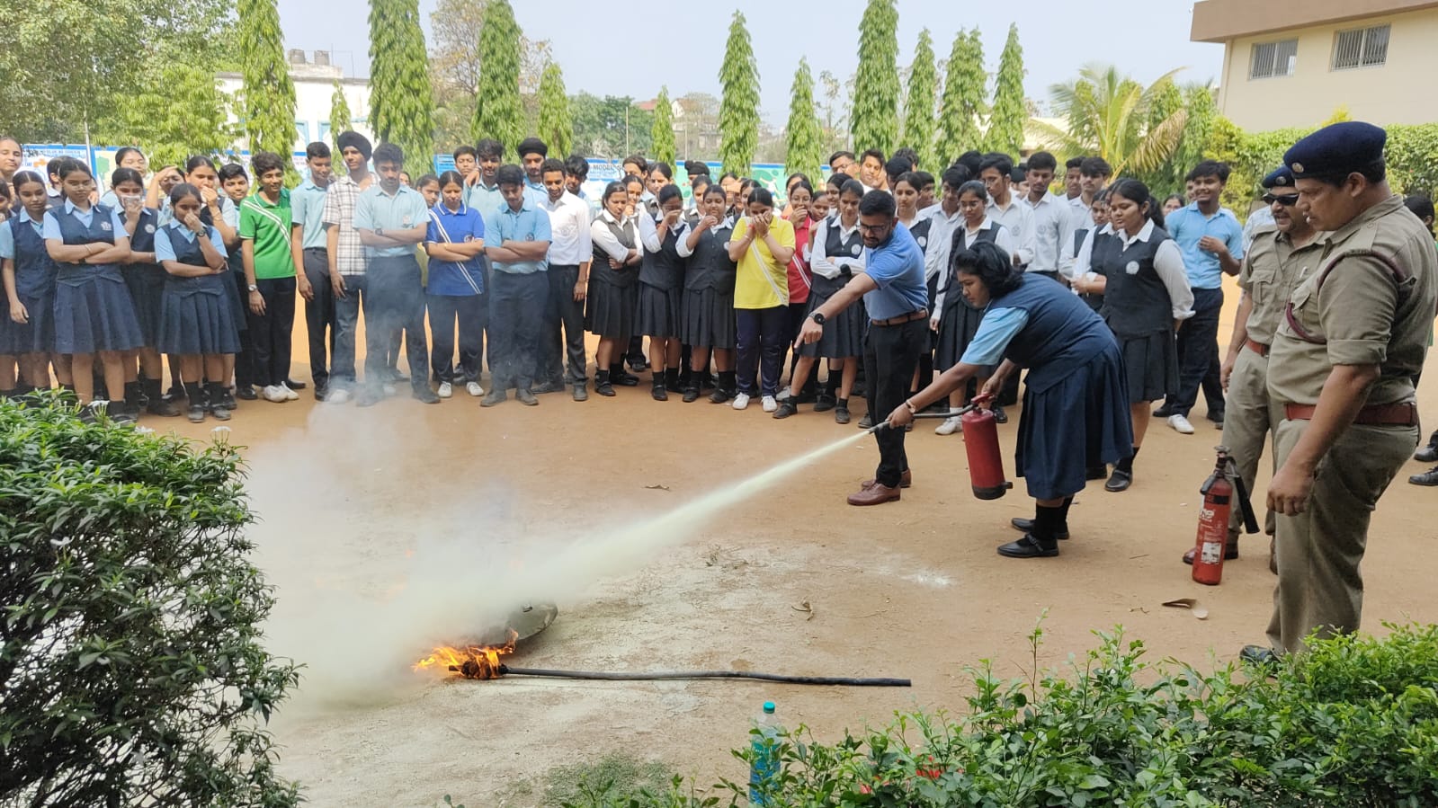 KSMS Students Trained in Fire Safety by Tata Steel Team | The Avenue Mail