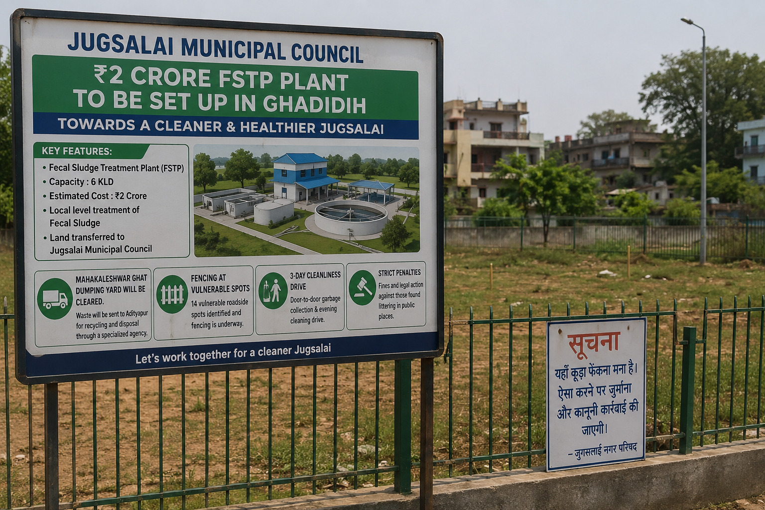 Jugsalai Municipal Council: ₹2 Crore FSTP Plant to be Set Up in ...