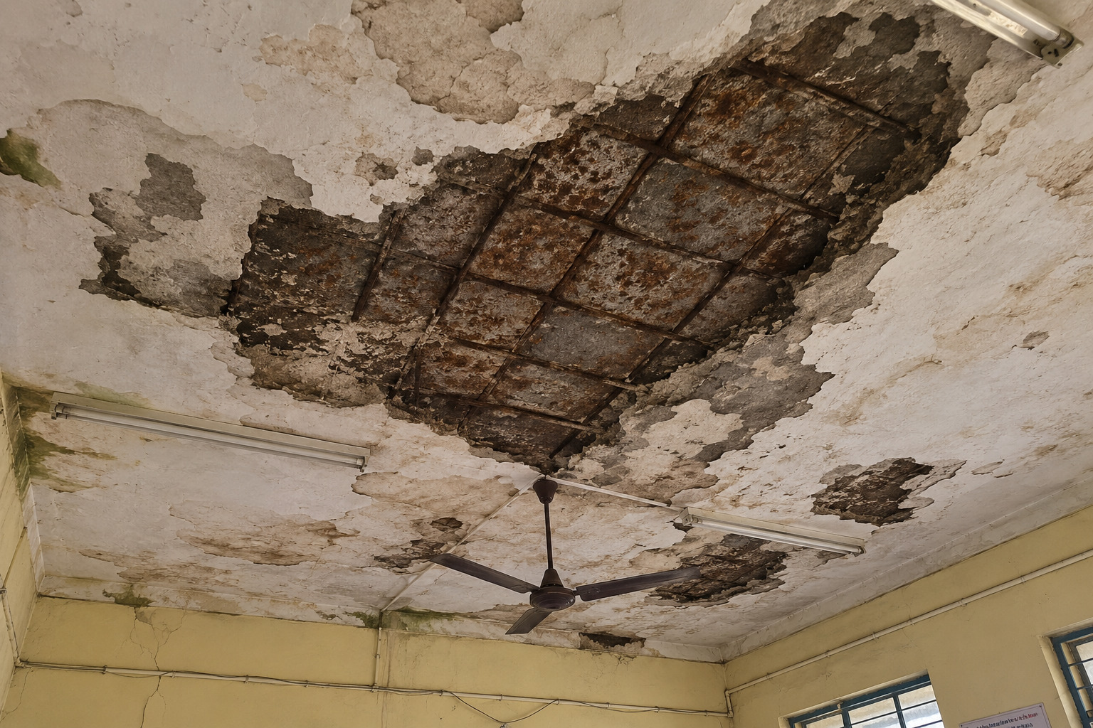 Jamshedpur Workers' College: Water Leaks from Ceilings, Falling ...